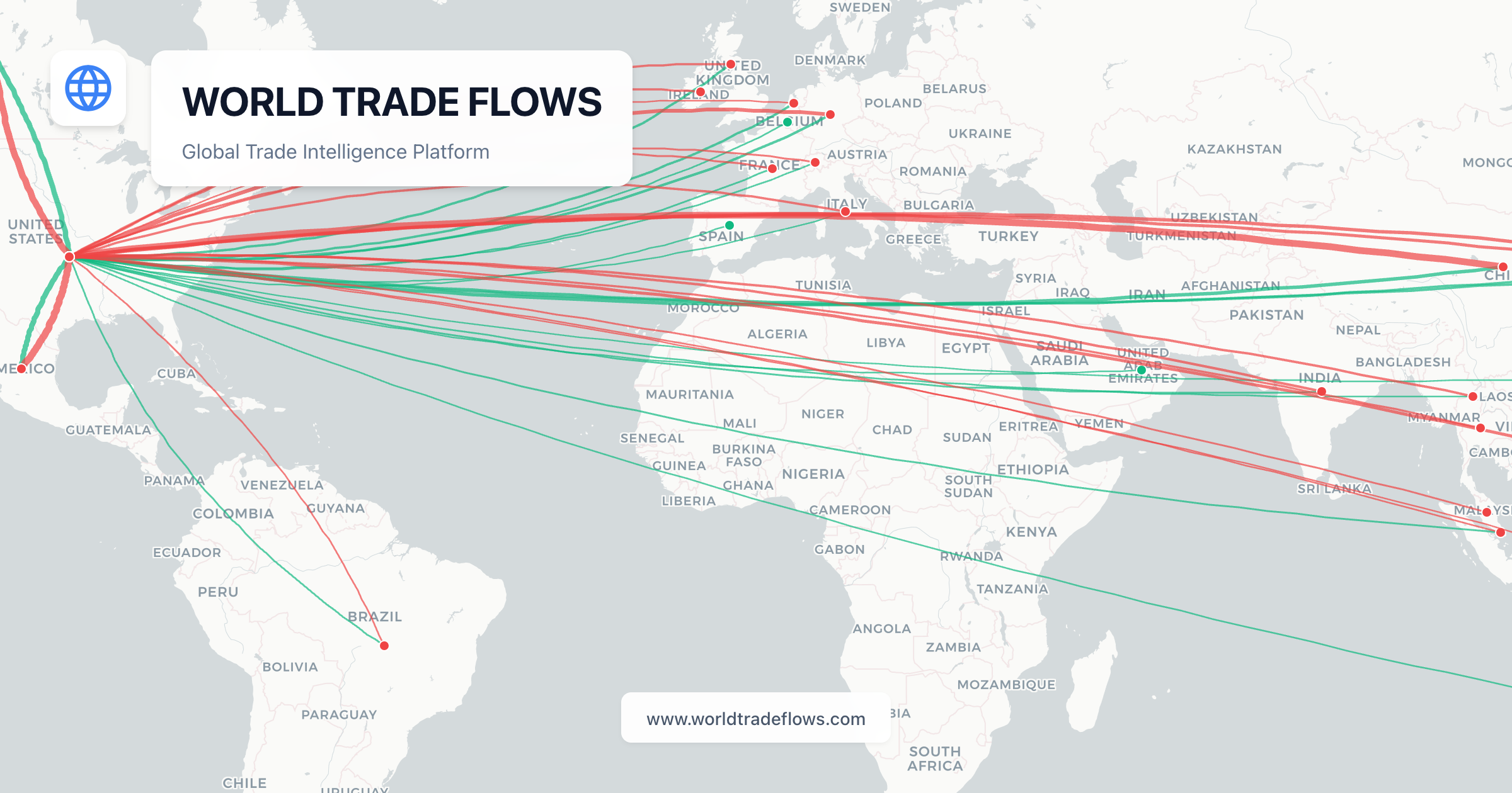 World Trade Flows 2024-2025: Real-Time Global Trade Data & Analysis